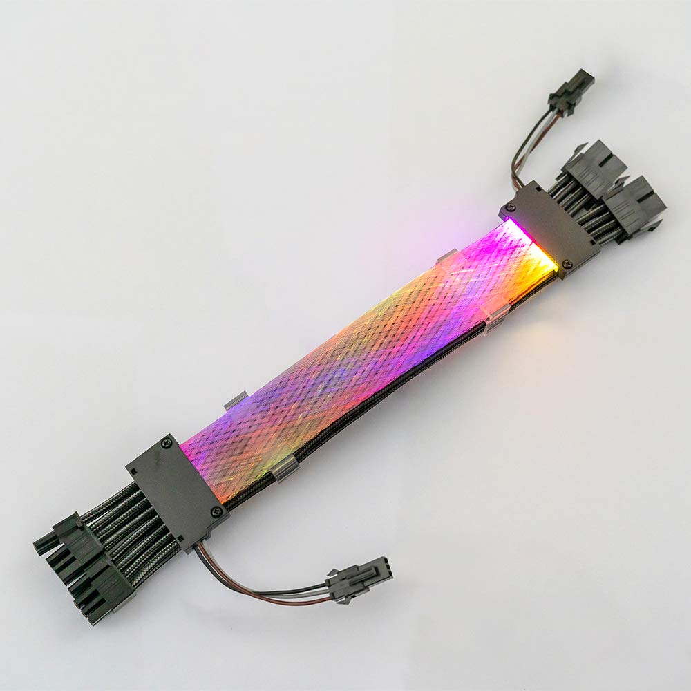 Buy RGB Cable Extension PC Sync Dual 6+2pin Male to Female Strimer RGB ...