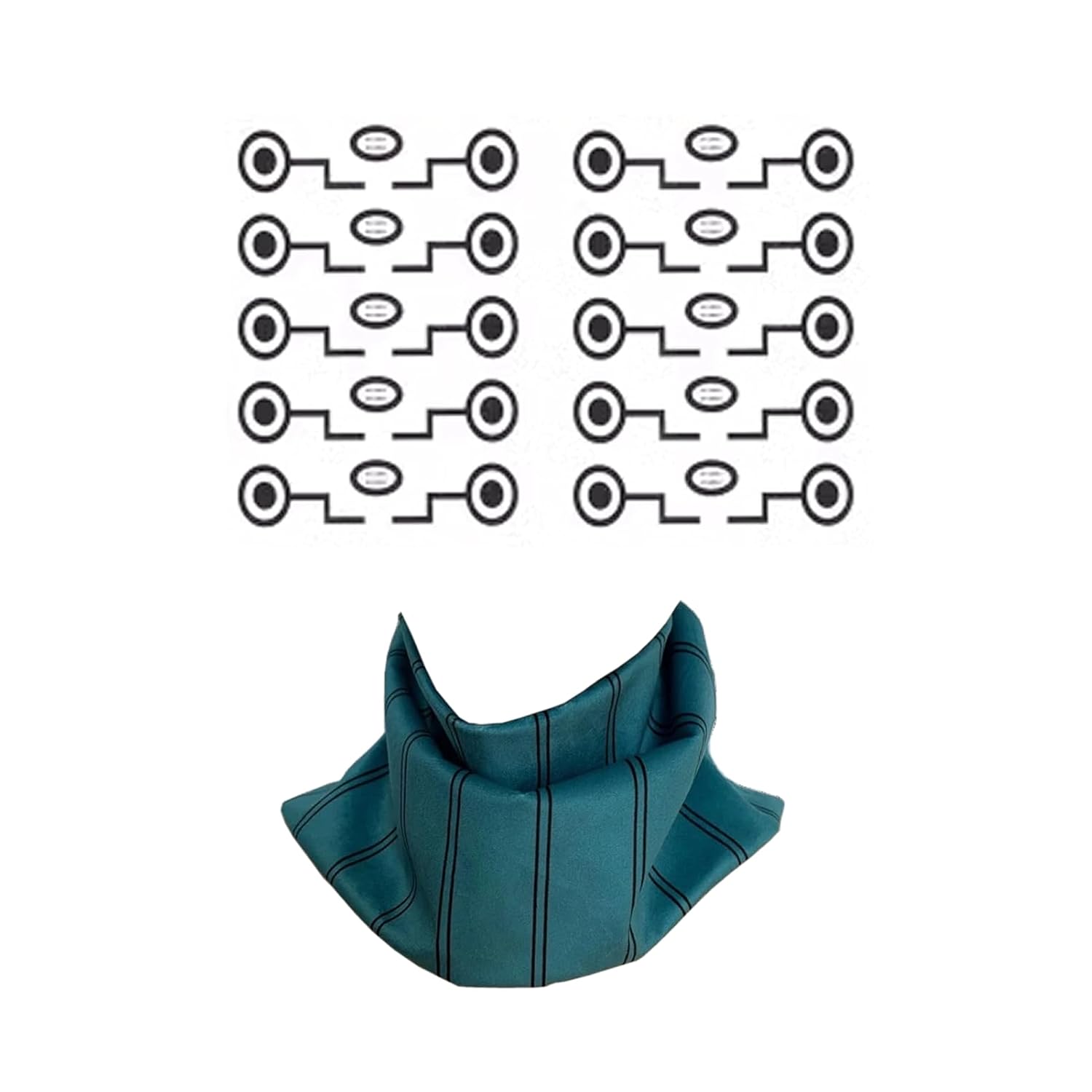 Amazon.com : Inumaki Toge Tattoo Cosplay Scarf Costume Prop Accessories ...