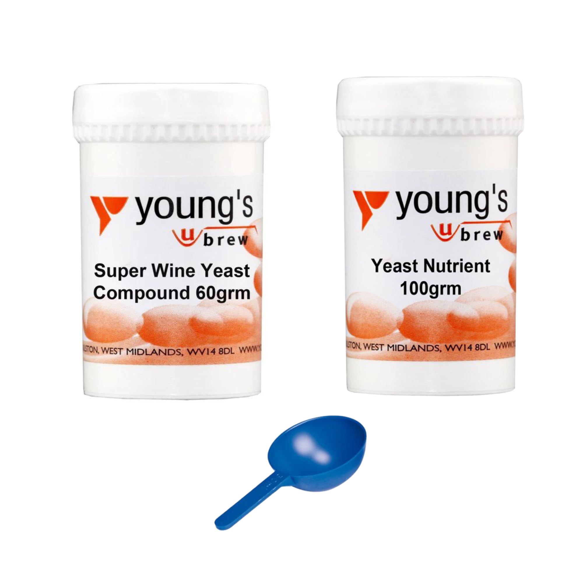 Young's Home Brewers Wine Yeast Compound & Yeast Nutrient 2 Pack ...