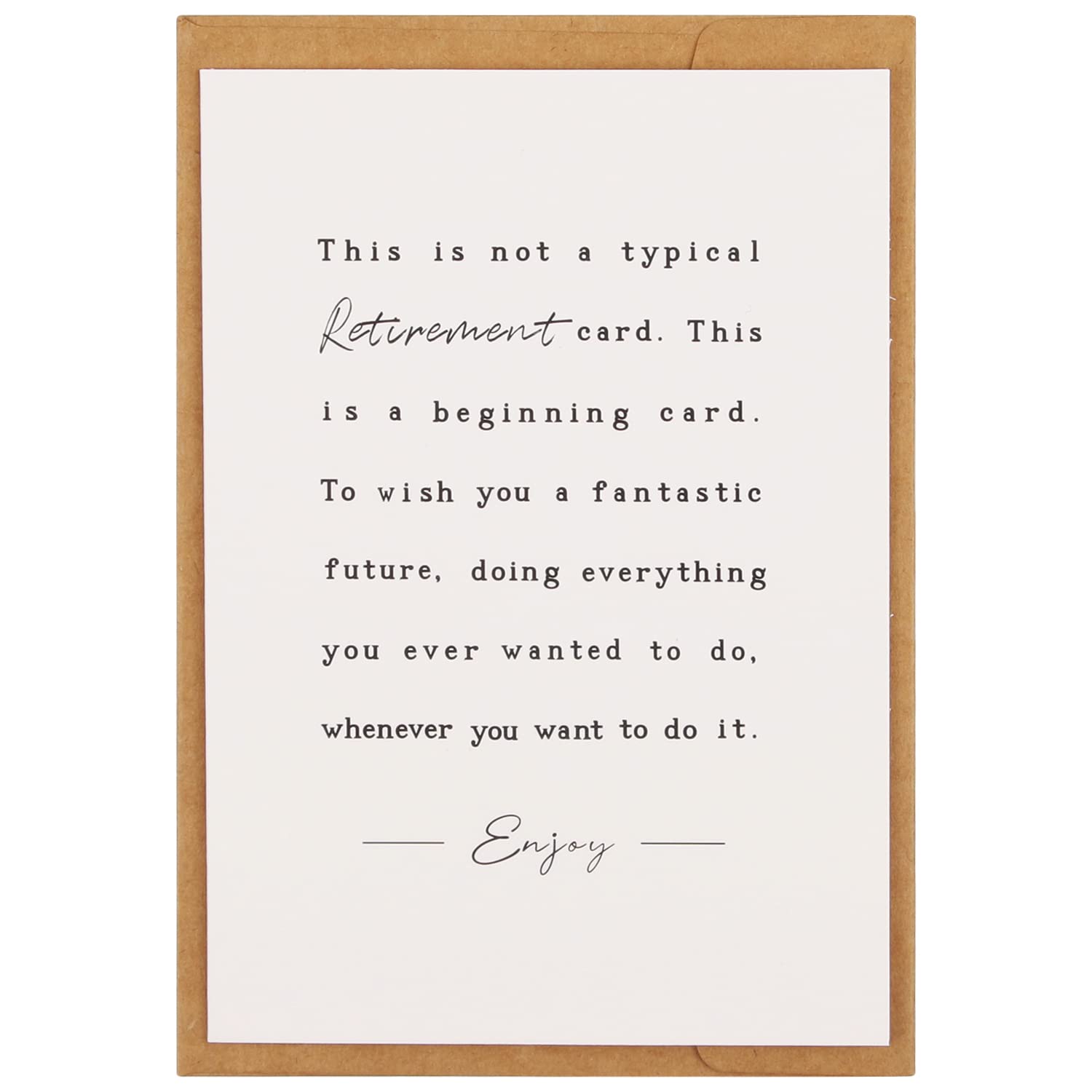 CJ&M Funny Retirement Card, Retirement Card for Friend.Heartfelt Poem ...