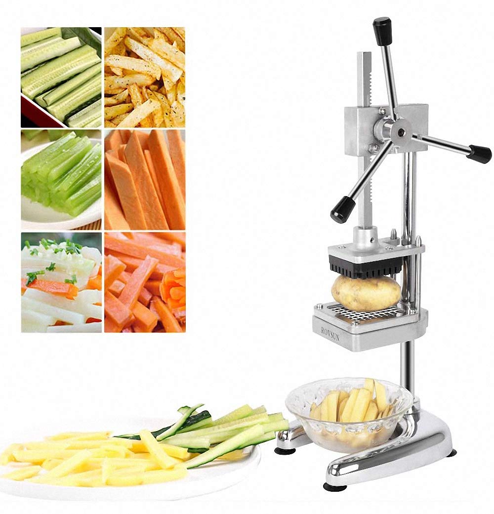 Buy French Fry Cutter with Rudder Stock Lever, Potato Chopper Fruit ...