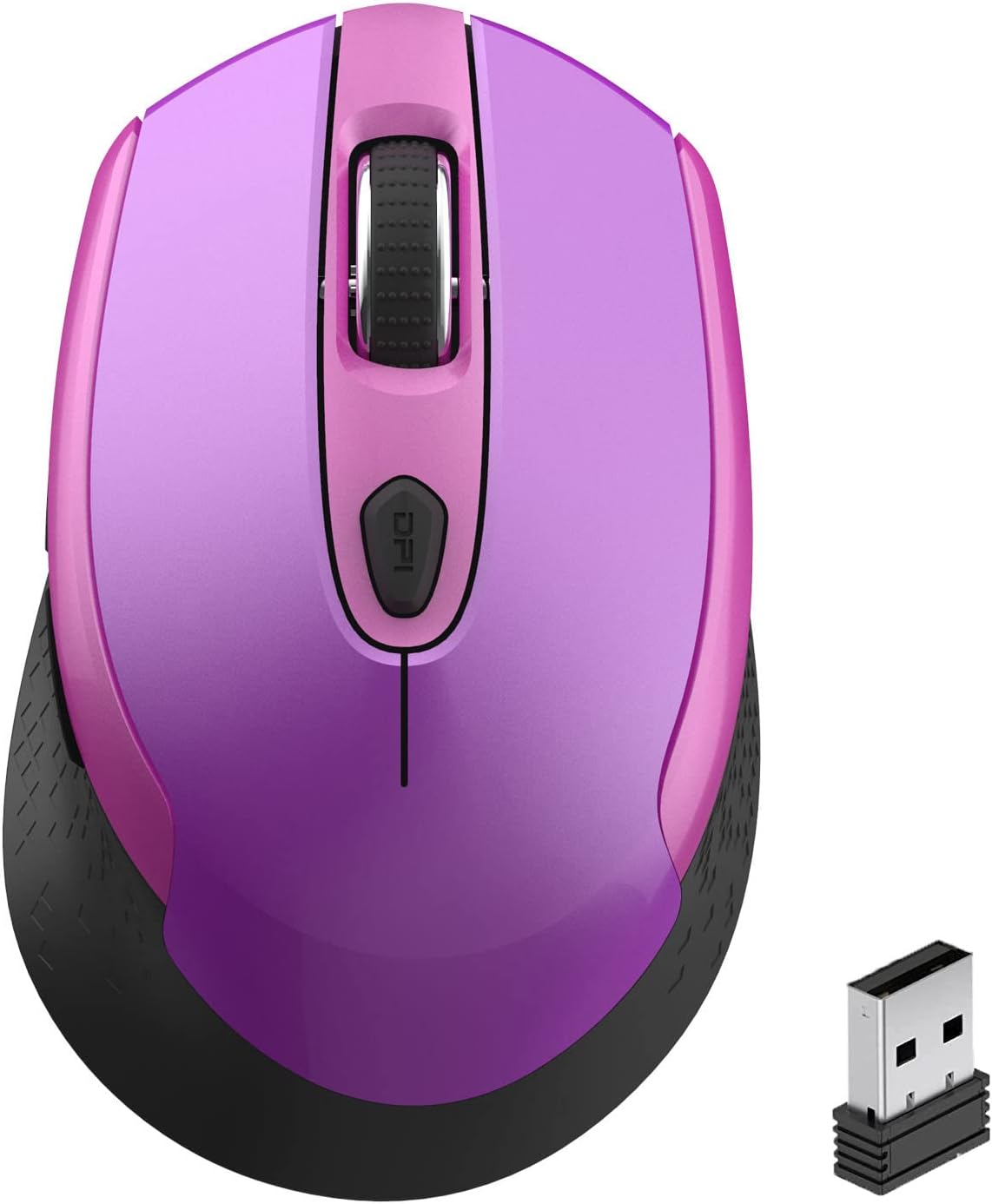 Amazon.com: Mouse inalámbrico, mouse inalámbrico silencioso de 2.4 G ...