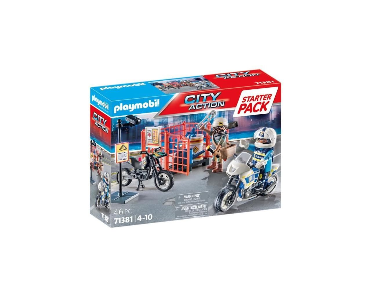 Playmobil 71381 City Action Police Starter Pack, Police Gifting Toy ...
