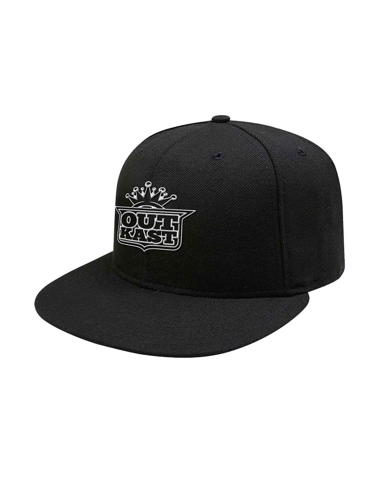 Outkast Baseball Cap White Imperial Crown Logo Official Black Snapback ...