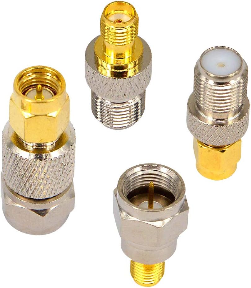 Amazon.com: TJMD F-Type to SMA Male Female 3 Sets 9 Pcs RF Coaxial Coax ...