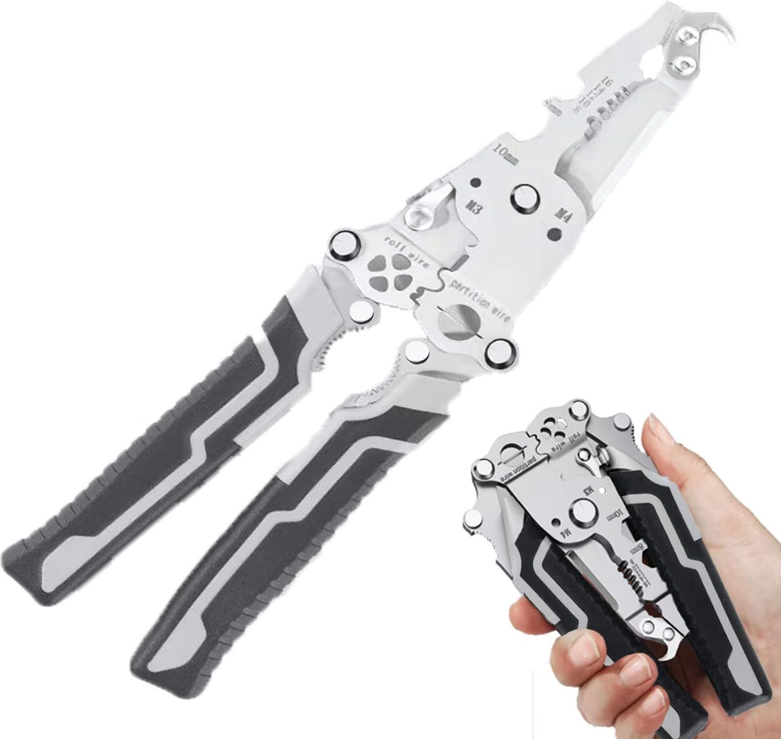 18 in 1 Foldable Wire Stripper, 2025 New Multi-function Wire Stripping ...