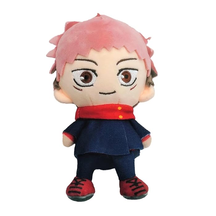 Buy Uoozii Jujutsu Kaisen Plush Yuji Itadori Plushie Gojo Satoru ...