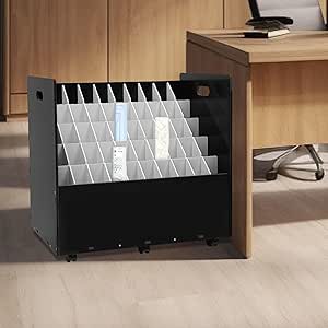 Amazon.com: 50-Slot Blueprint Organizer with Wheels Roll File Storage ...