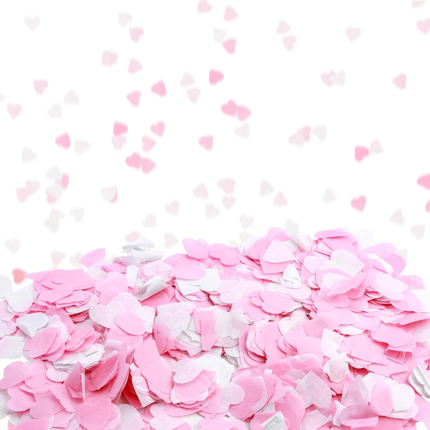 3000Pcs Colour Wedding Confetti Heart Shaped Tissue Paper Confetti ...