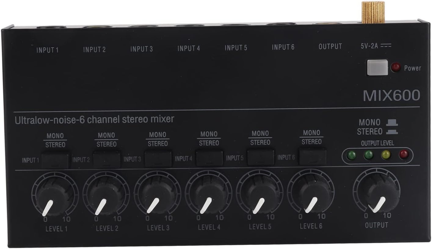 Behringer MICROMIX MX400 Ultra Low-Noise 4-Channel Line Mixer, Black ...
