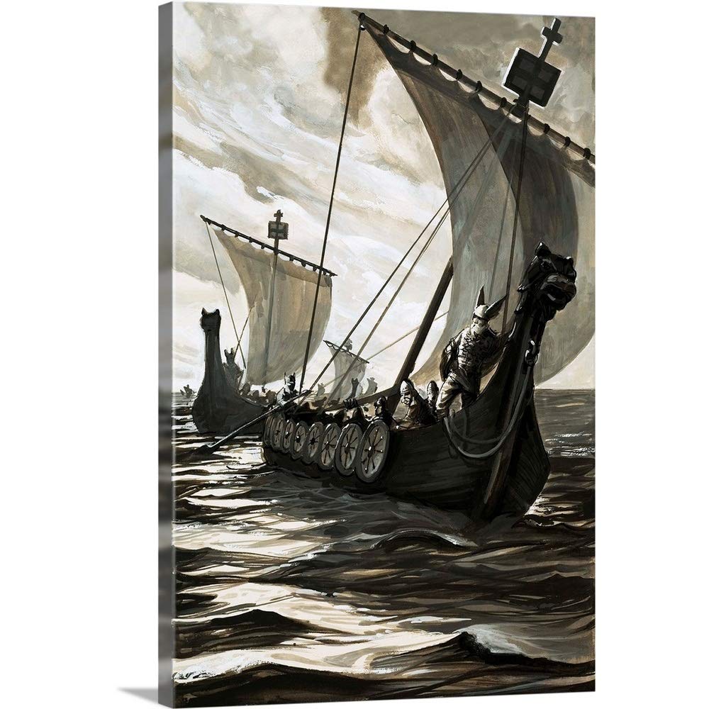 Viking Longships Art
