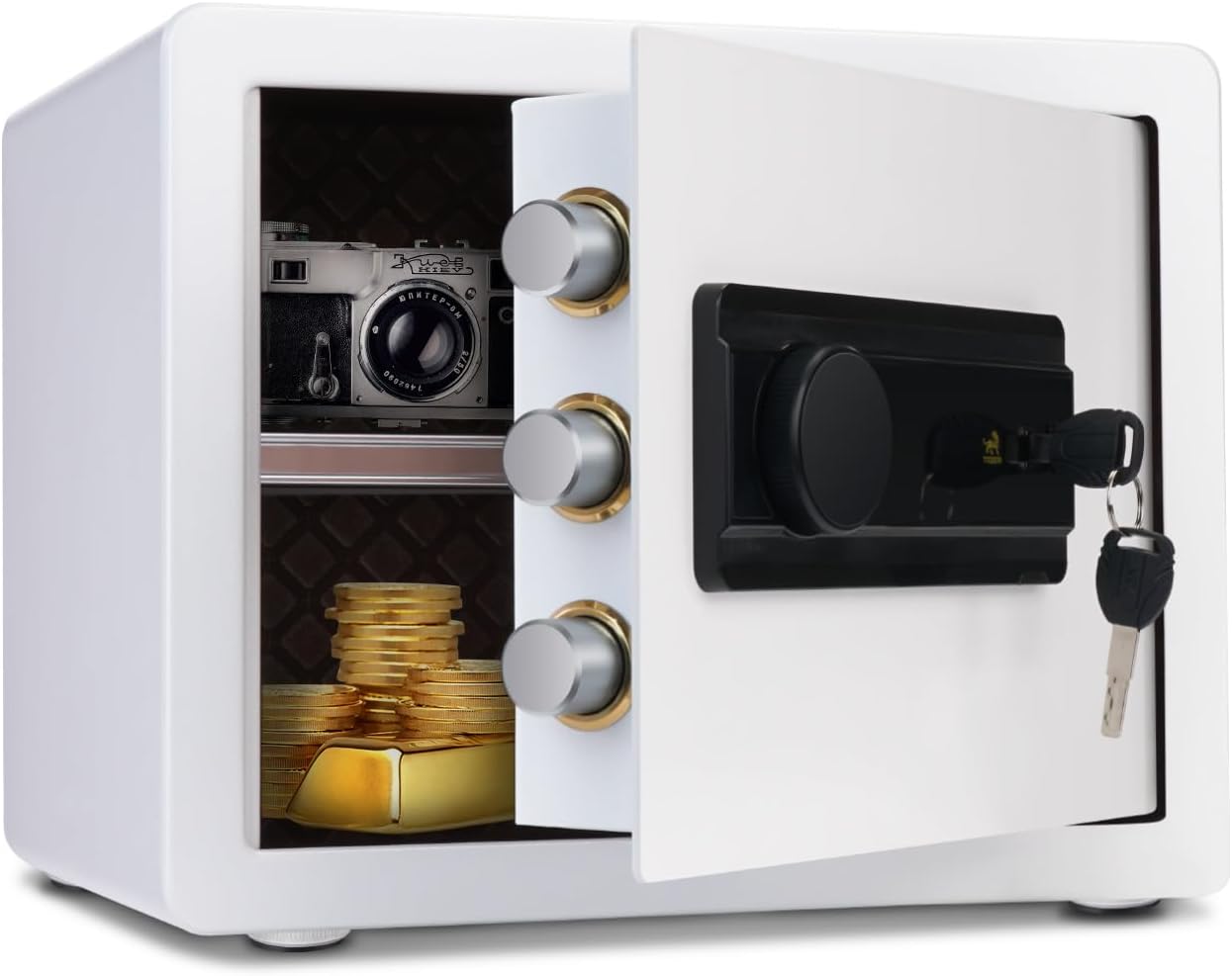 Safe Box for Personal Home Safe, Wall or Floor Mounting Safe,Security ...