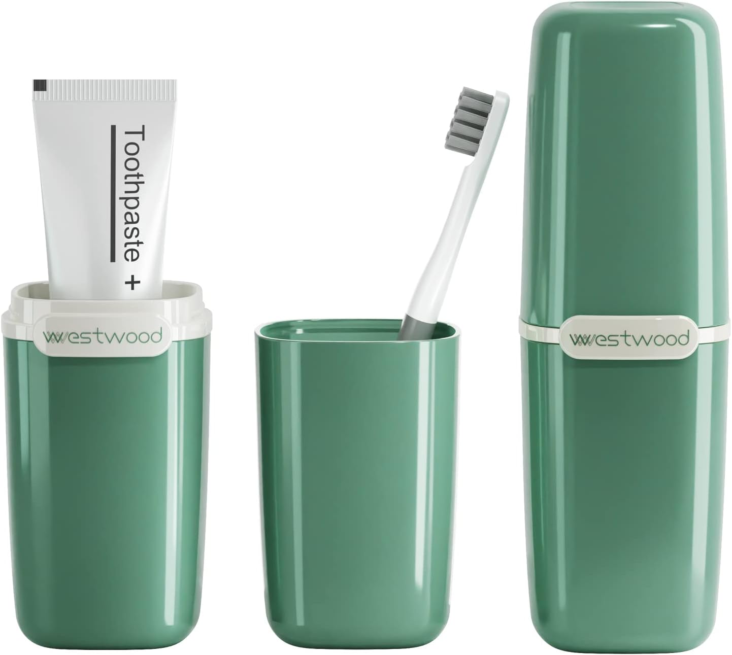 Amazon.com: Detachable Travel Toothbrush Holder, Portable Toothbrush ...