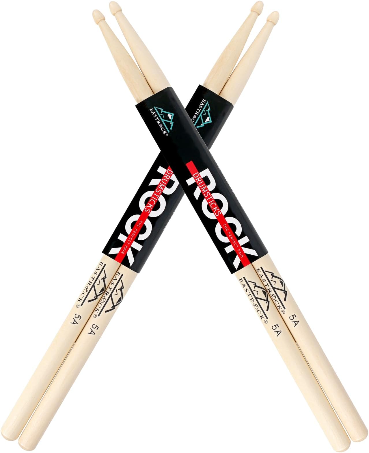 Amazon.com: Stagg SM5A Maple 5A Grip Drumsticks with Wood Tip : Musical Instruments