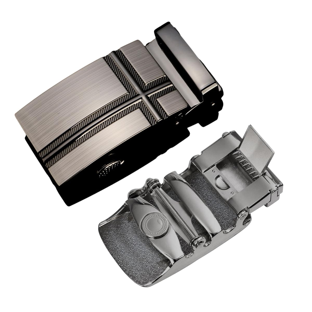 Buy GUSTAVE® Ratchet Belt Buckle Only for Men, Automatic Click Buckle ...