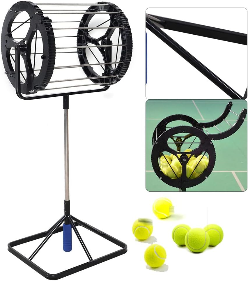 Amazon.com : Headery 2 in 1 Automatic Stainless Steel Tennis Ball ...