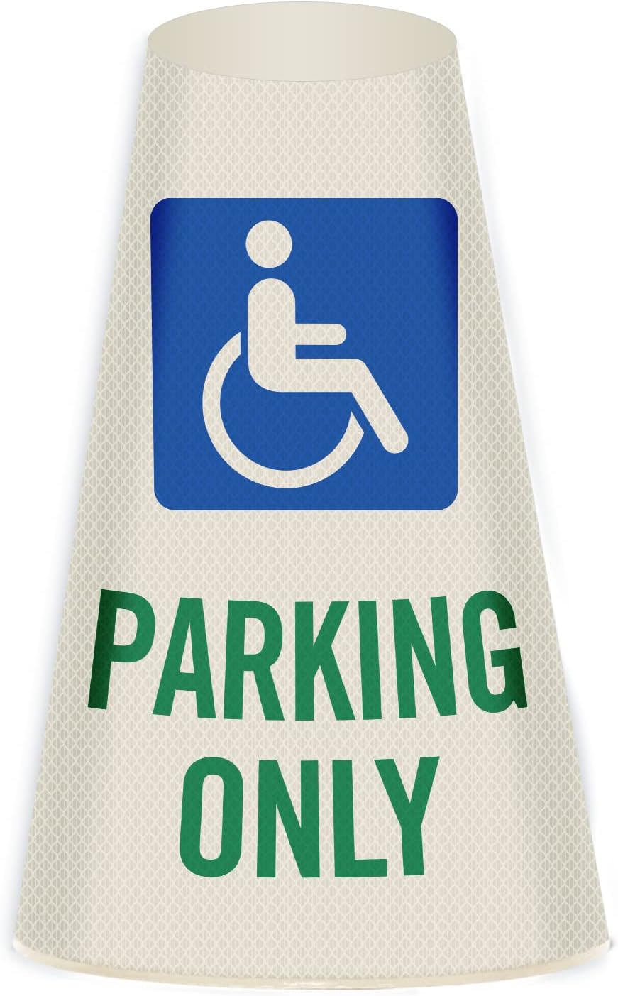 Amazon.com: Handicap Parking Only Floor Signs - Bilingual Double-Sided ...
