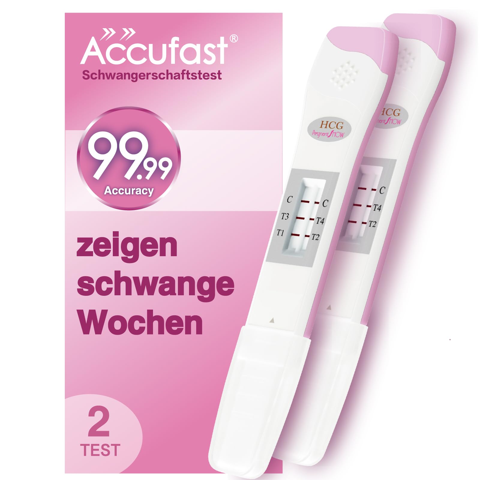 Buy AccufastPregnancy Test for Early Detection with Week Indicator to ...