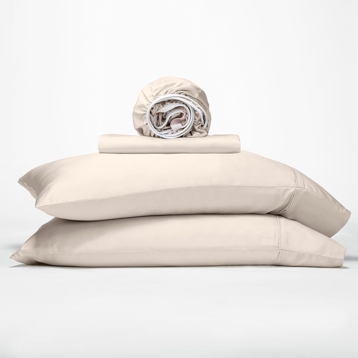 Amazon.com: GOKOTTA King Size Bed Sheets 4 Piece Set, 100% Rayon ...