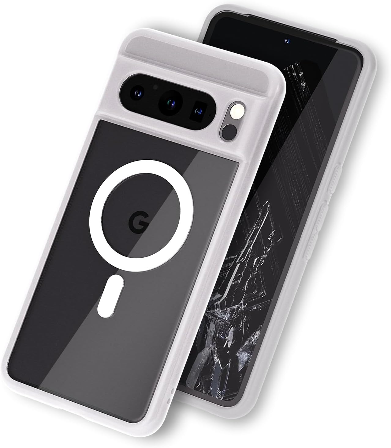 Amazon.com: DOME GLASS Whitestone Scope Case for Pixel 8 Pro Premium ...