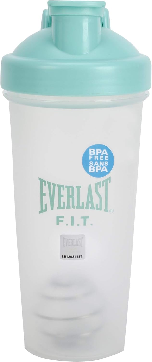 Everlast 600ML Shaker Bottle (Turquoise) - Leak Proof - Shaker Bottle ...