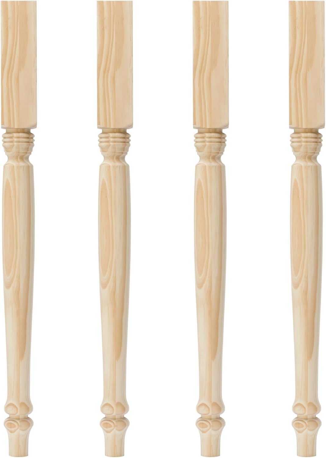 Amazon.com: WADDELL Farmhouse Pine Table Legs, 29"H (Set of 4) | Sanded ...