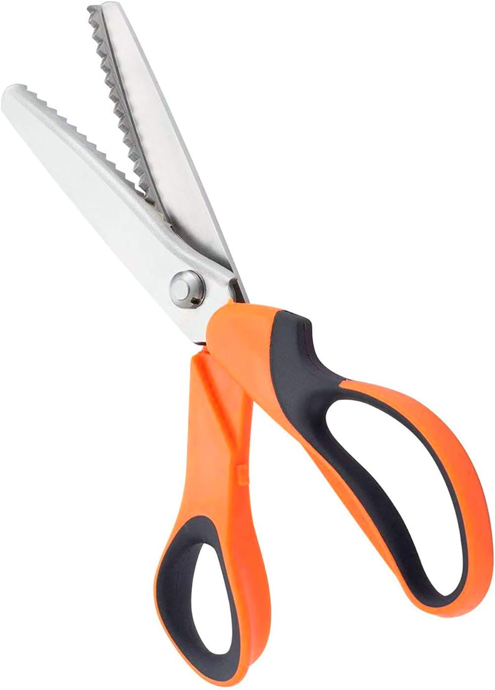 Amazon.com: JISTL Pinking Shears for Fabric, Stainless Steel Handled ...