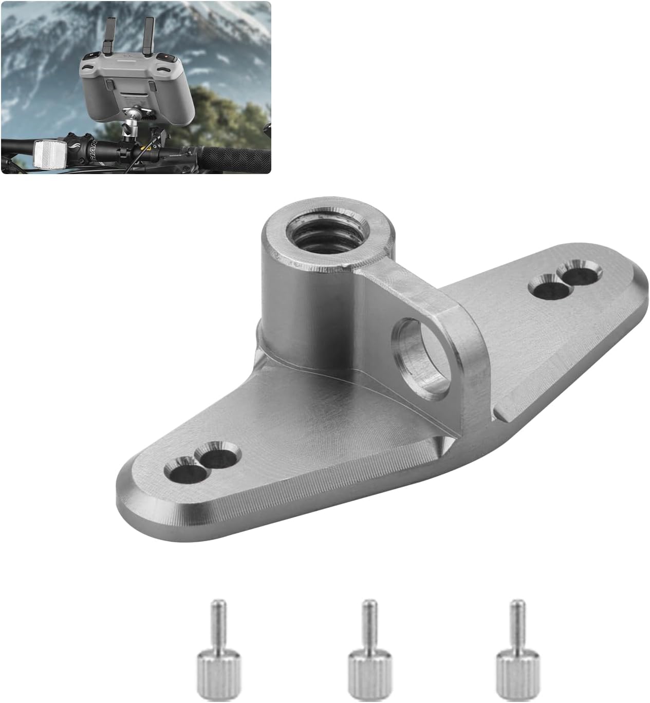 Amazon.com: HeiyRC Mini 4 Pro Bike Mount - Aluminum Alloy Tripod with 1 ...