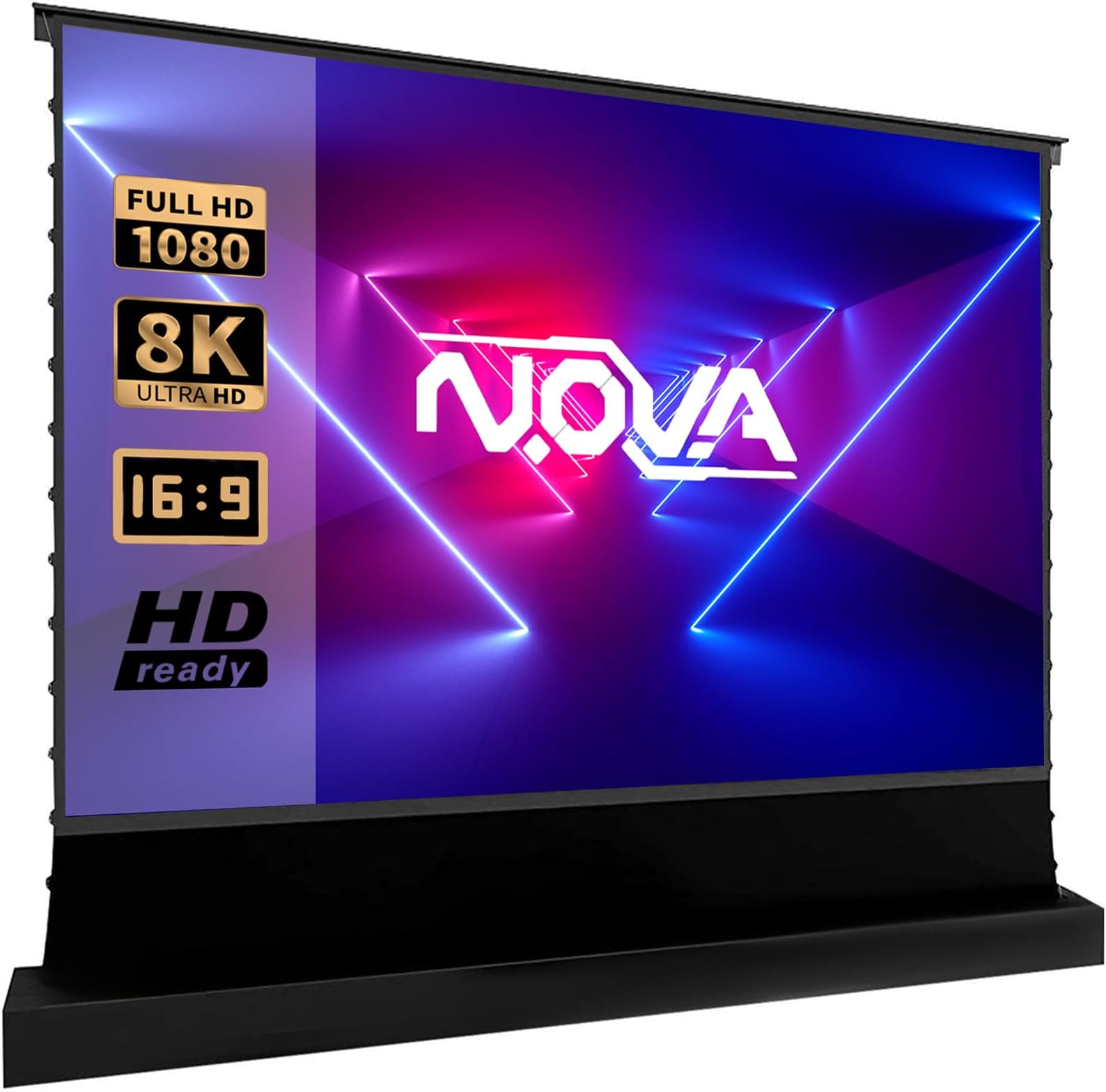 Amazon.com: NovaScreen Spectrum Motorized Floor-Rising Screen, Active ...