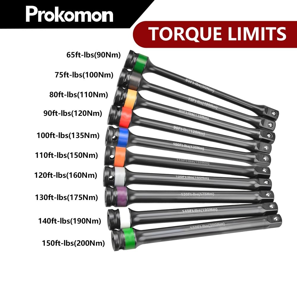 Snapklik.com : Prokomon 10 Pcs 1/2 Inch Impact Torque Limiting ...