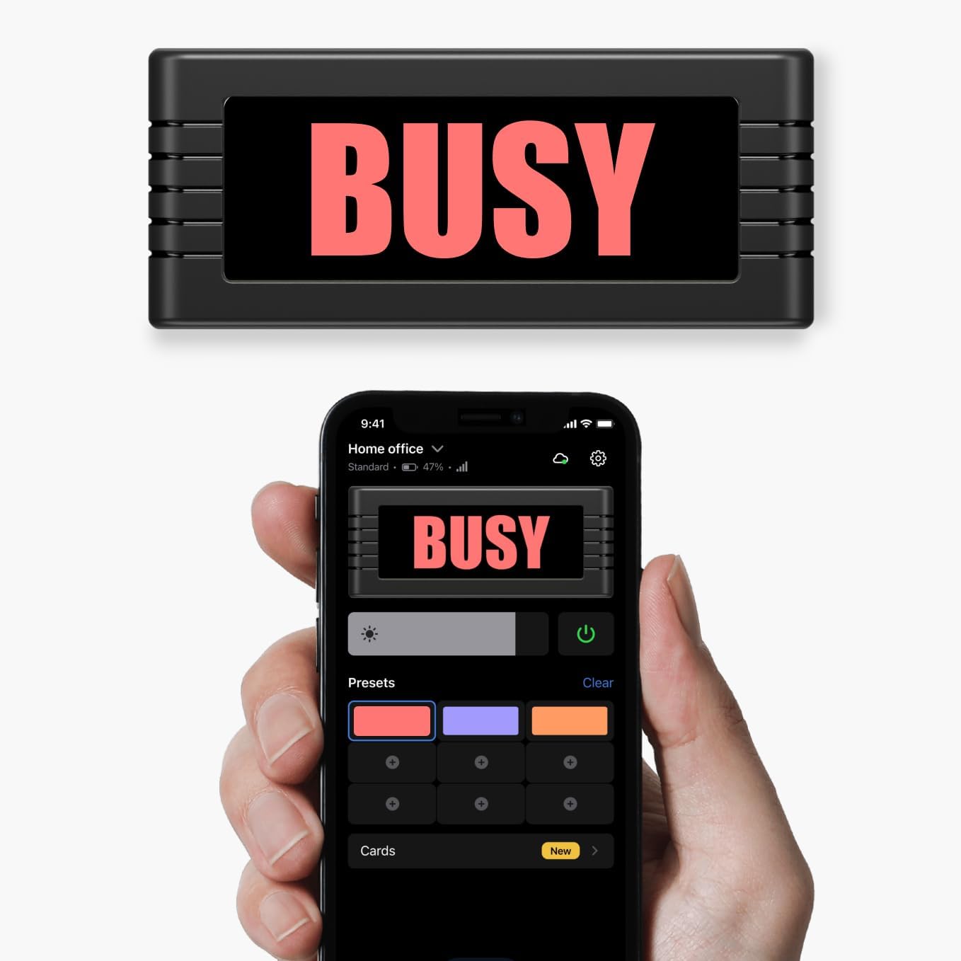 Amazon.com: BusyBox S smart sign | Bluetooth | Battery Powered | Home ...