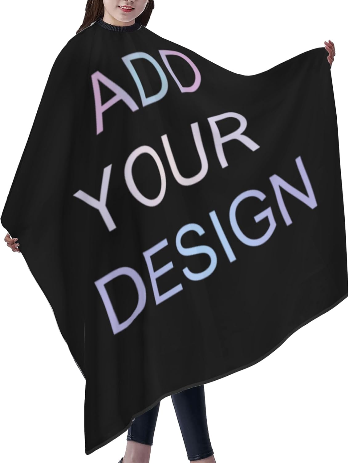 Custom Barber Cape for Men Personalized Haircut Capes Design Your Logo ...