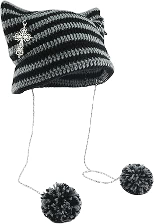 Scene Clothes Hat, Grunge Goth Emo Style Accessory for Women and Girls ...