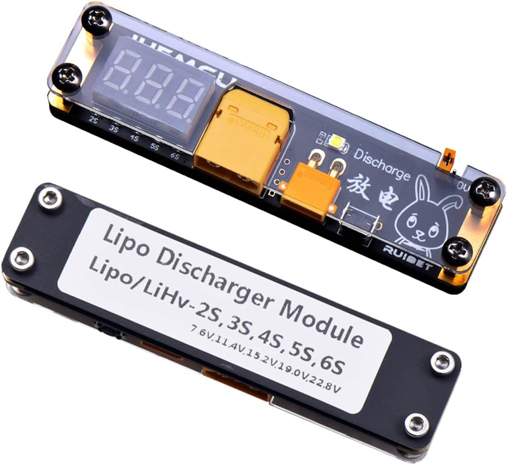 Amazon.com: LiPo Charger Discharger, Lipo Battery Charger, 2-6S LIPO ...
