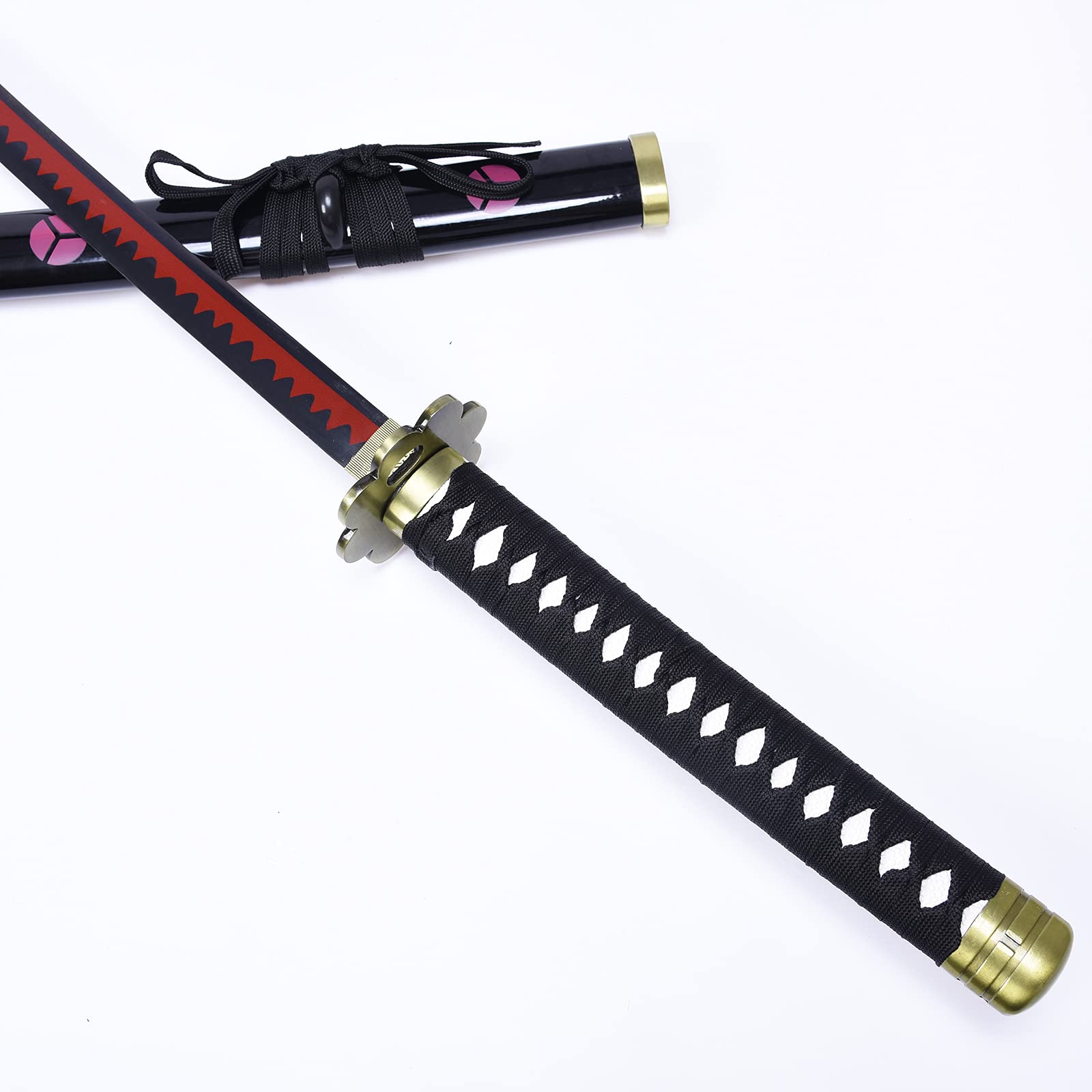 Douzoni Japanese Anime Cosplay Sword,Roronoa Zoro Swords Real, Steel ...