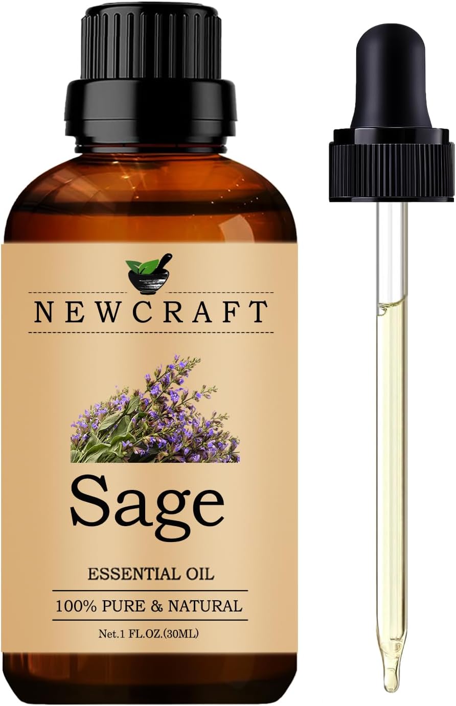 Amazon.com: Sage Essential Oils Organic, 30ML 100% Pure and Natural ...