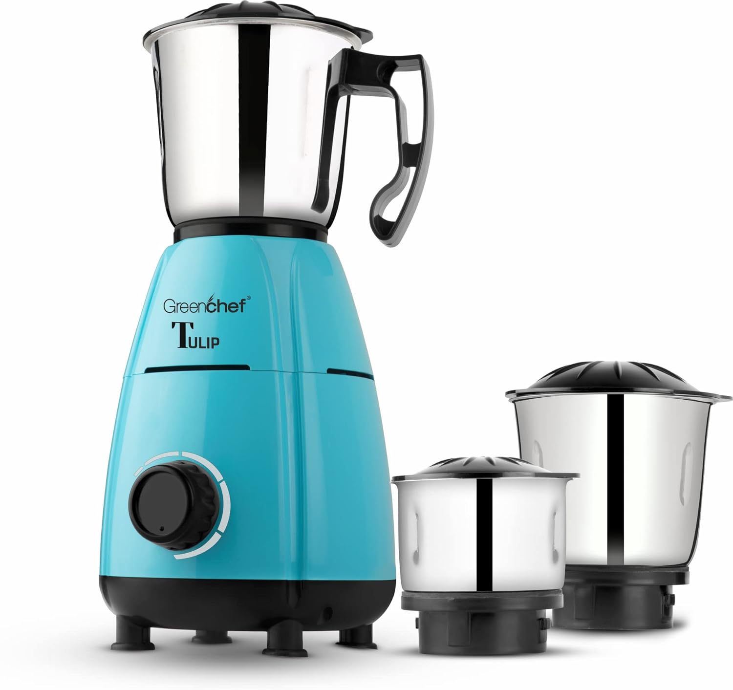 Buy Greenchef Tulip Mixer Grinder 600Watt (3 Jars, Brown) Online at Low ...