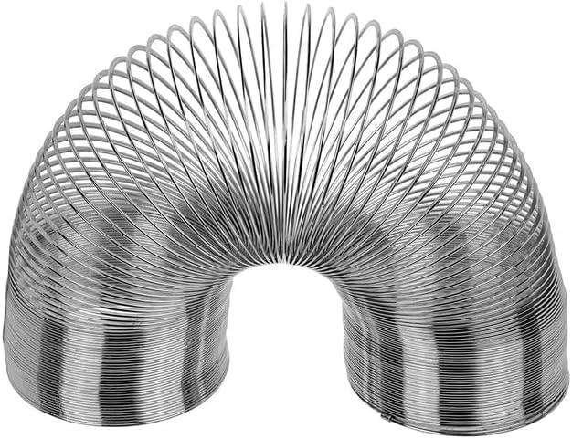 Buy Silver Metal Wave Form Helix Spring Coil 4" Closed Length x 3 ...