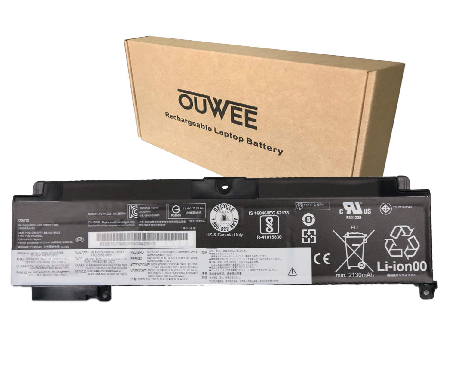 Amazon.com: OUWEE 01AV405 SB10J79002 Laptop Battery Compatible with ...