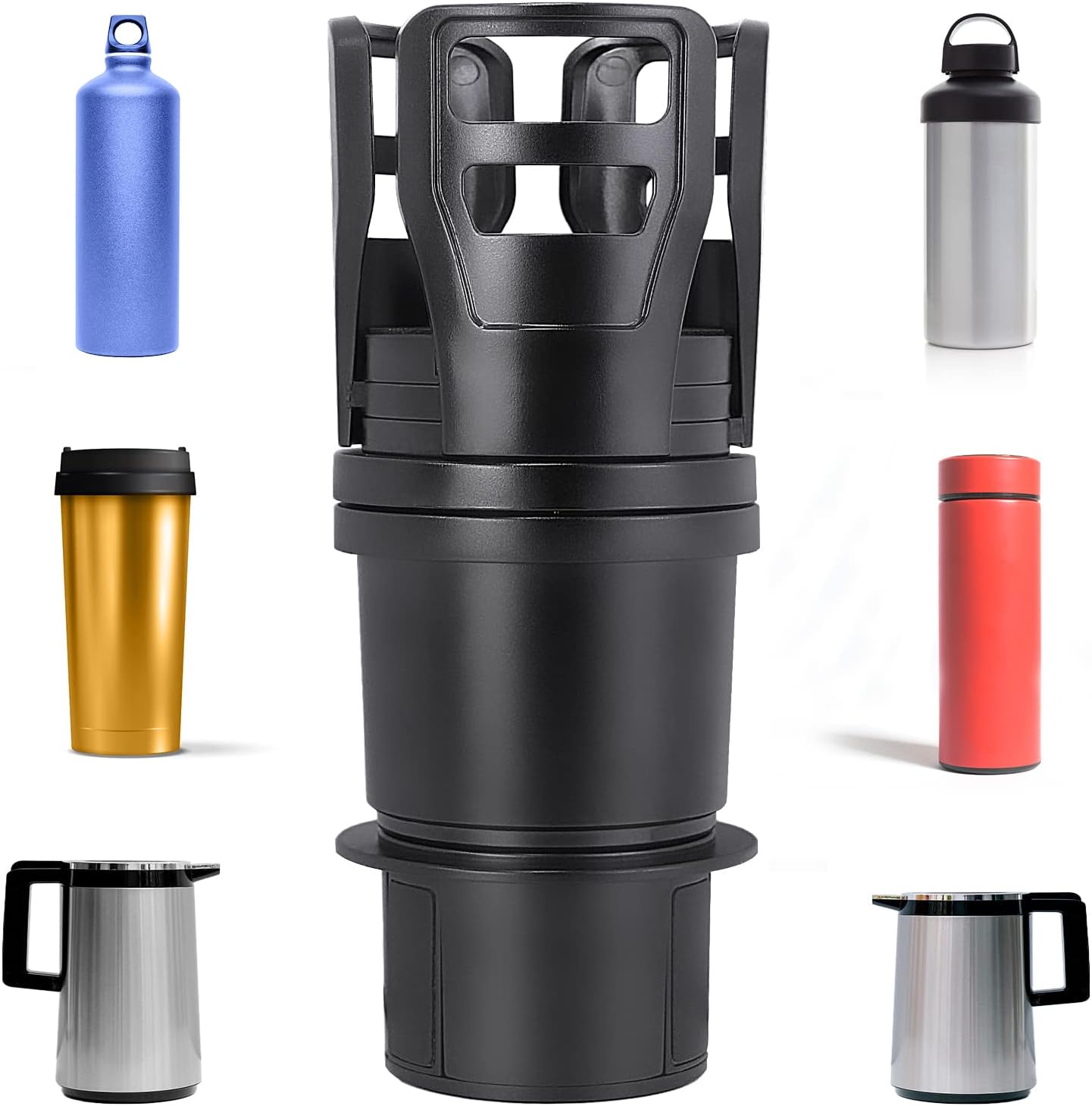 Amazon.com: Car Cup Holder,Cup Holder Expander with Adjustable Base 4 ...
