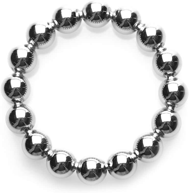 Amazon.com: Master Series Stainless Steel Beaded Constriction Ring, 2 ...