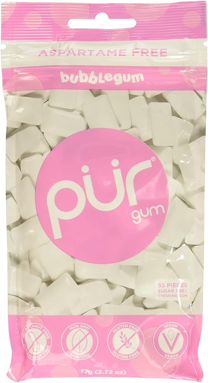 Amazon.com : PUR Gum 8 Flavor Assortment Spearmint, Peppermint ...