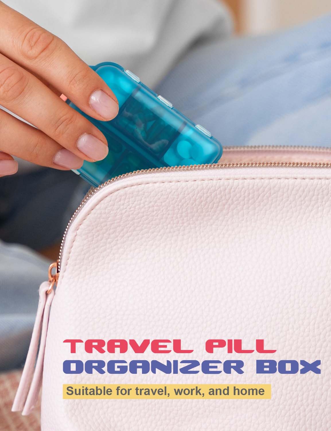 Snapklik.com : 3 Pcs DIY Travel Pill Organizer