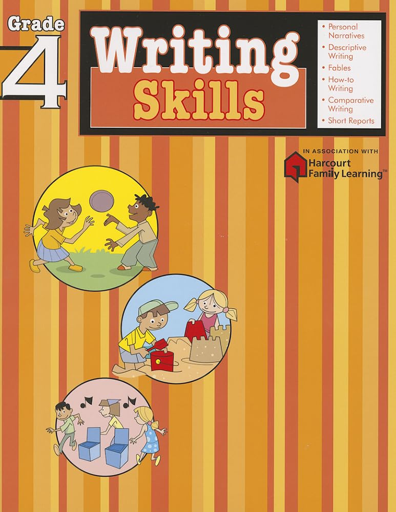 Writing Skills: Grade 4 (Flash Kids Harcourt Family Learning): Flash ...