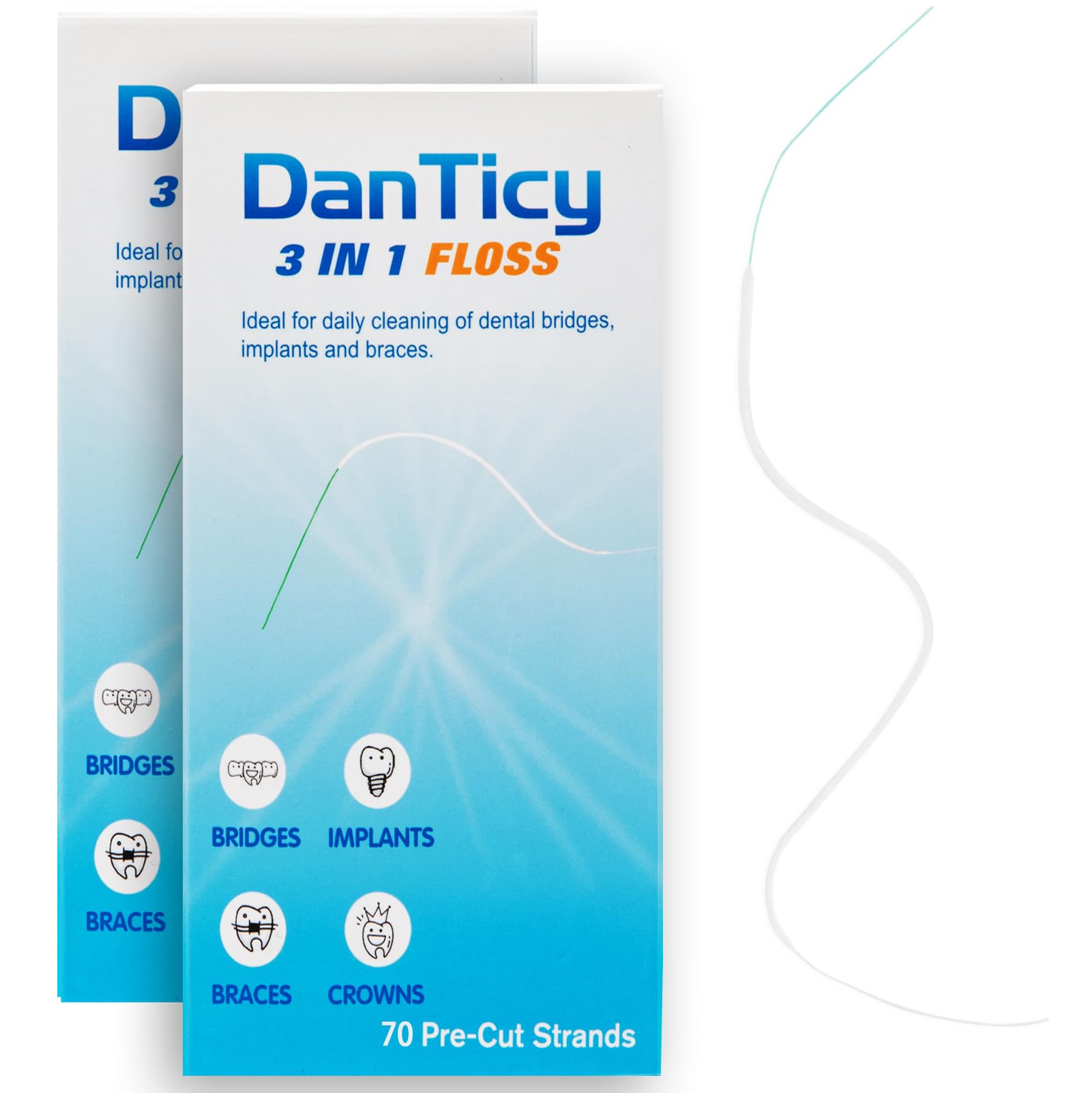 Snapklik.com : Super Floss Threaders, Dental Floss For Braces, Ultimate ...