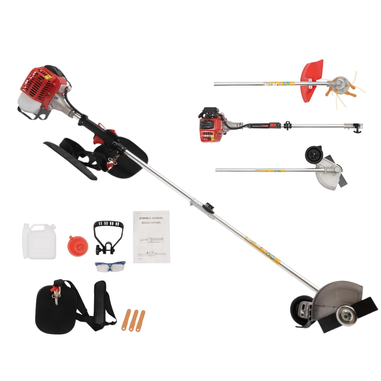 Amazon.com : YIYIONCE Gas Powered Weed Wacker 2-Stroke Gas Weed Eater ...