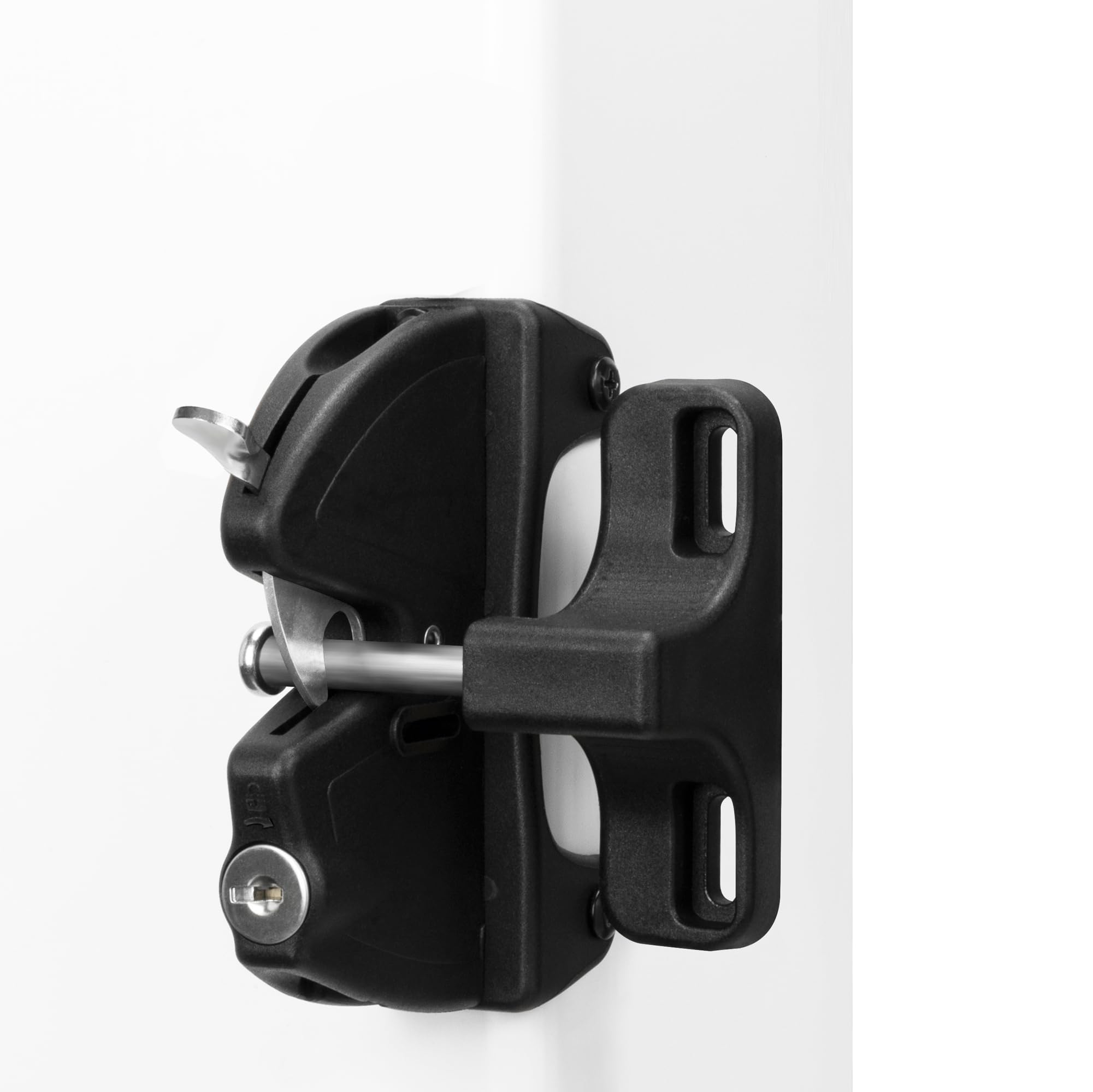 Snapklik.com : Key Lockable 2 Sided Gate Latch Key,Self Locking Gate ...