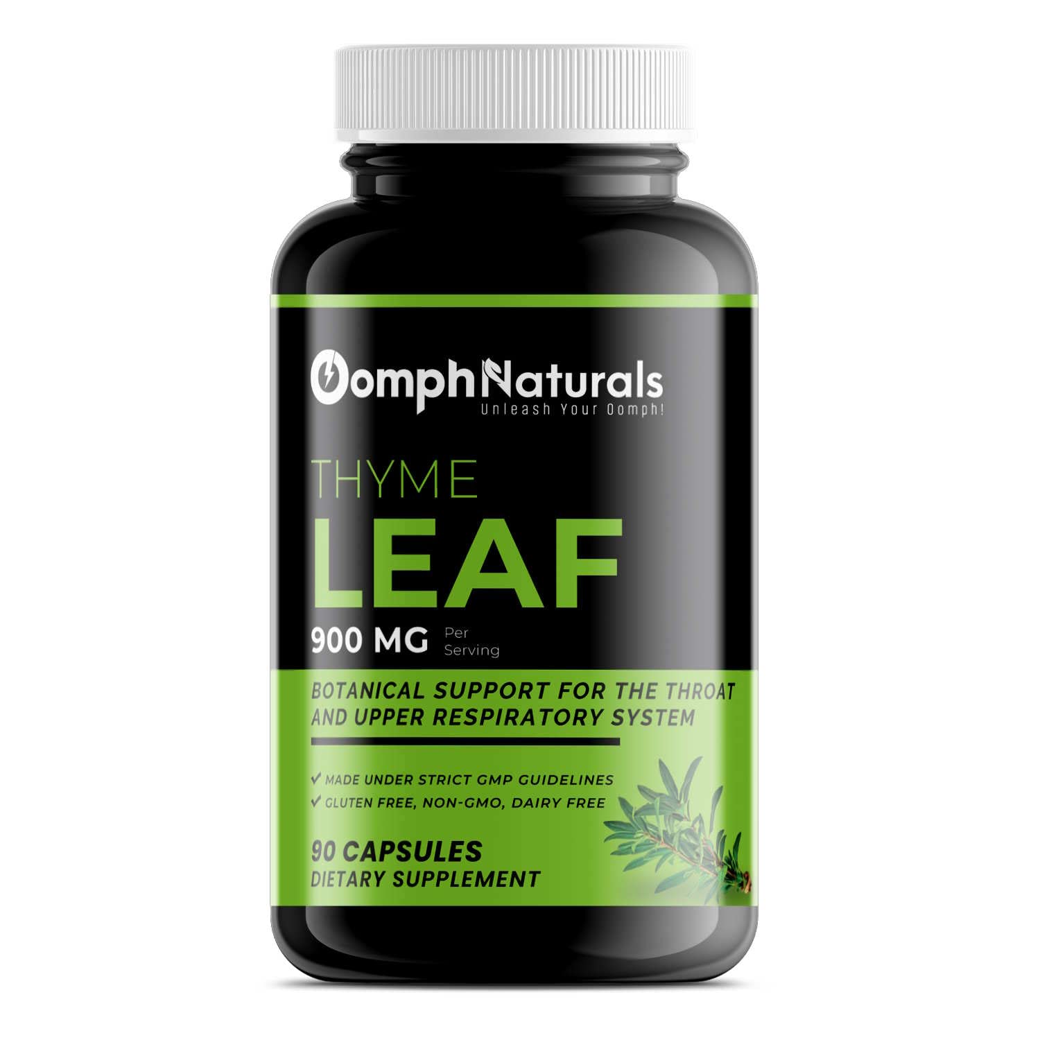 Amazon.com: Oomph Naturals Thyme Leaf, 900mg Thymus Vulgaris Leaf ...