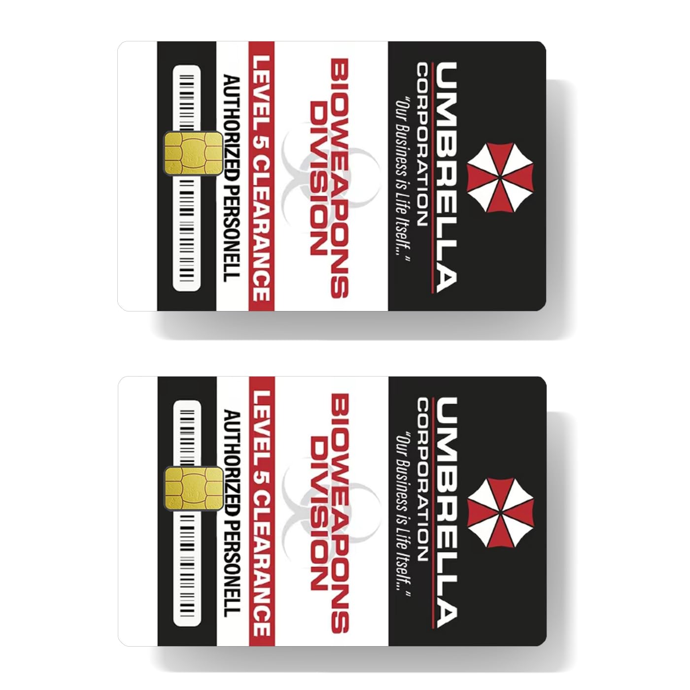 Amazon.com: Umbrella Corporation Credit Card Skins Sticker for ...