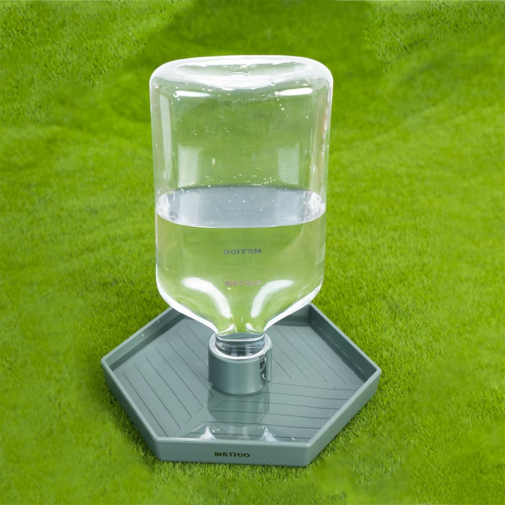 Bearded Dragon Accessories 17oz Reptile Water Feeder Bowl - Automatic ...